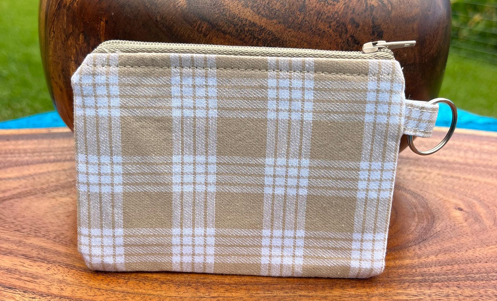 Palaka Coin Purse: Hawaiian Plaid Cotton Wallet - Etsy