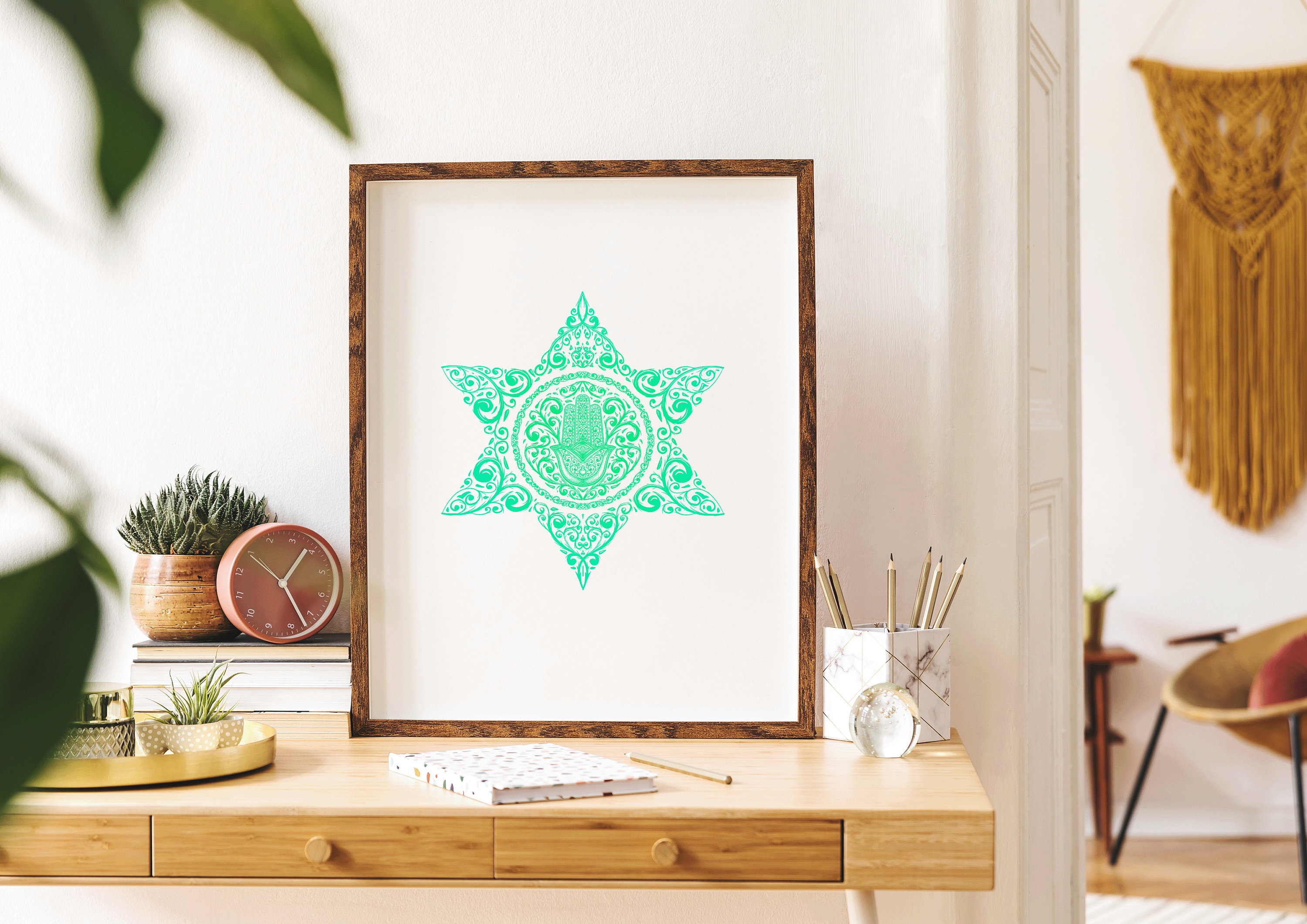 Star of David No.301 - Judaica, by Kennard | Jewish Artwork - Etsy
