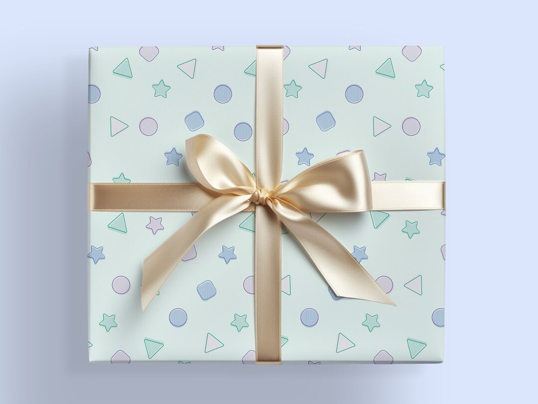 Webtoon Style Gift Wrap for Korean Comics Fans, Kawaii Wrapping Paper ...