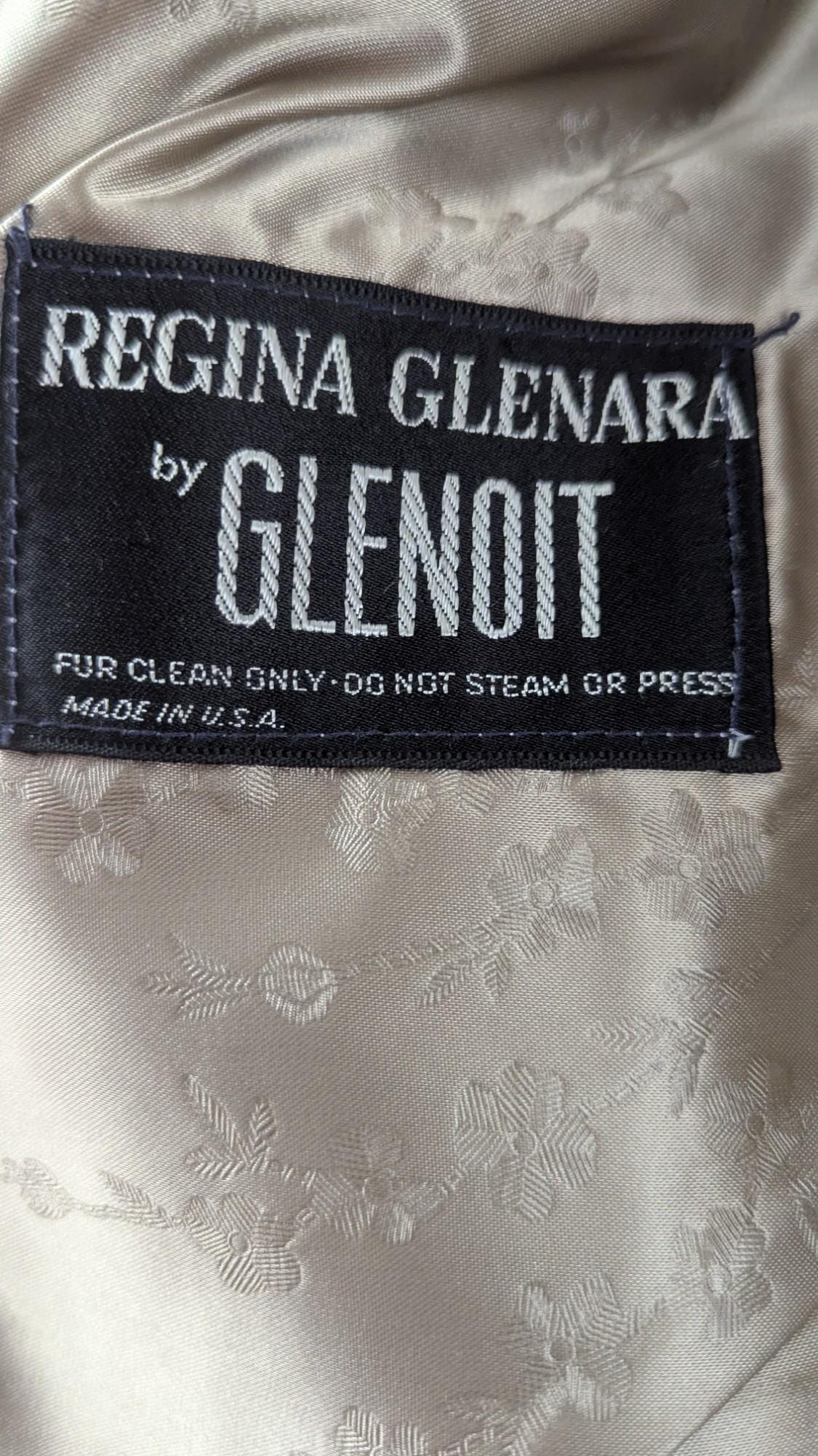 Regina Glenara by Glenoit Faux Fur Brown Beige Capelet Made in USA ...