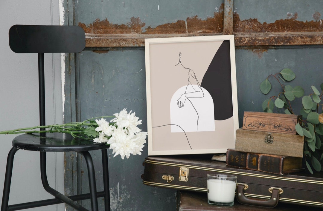 Minimalistic PRINTABLE DIGITAL Artwork, Downloadable Print Wall Art ...