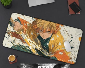Demon Slayer Desk Mat – Anime Gaming Mousepad, Non-slip Neoprene - Etsy