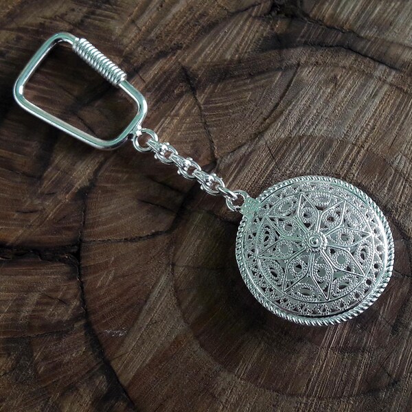 Sterling Keychain - Etsy