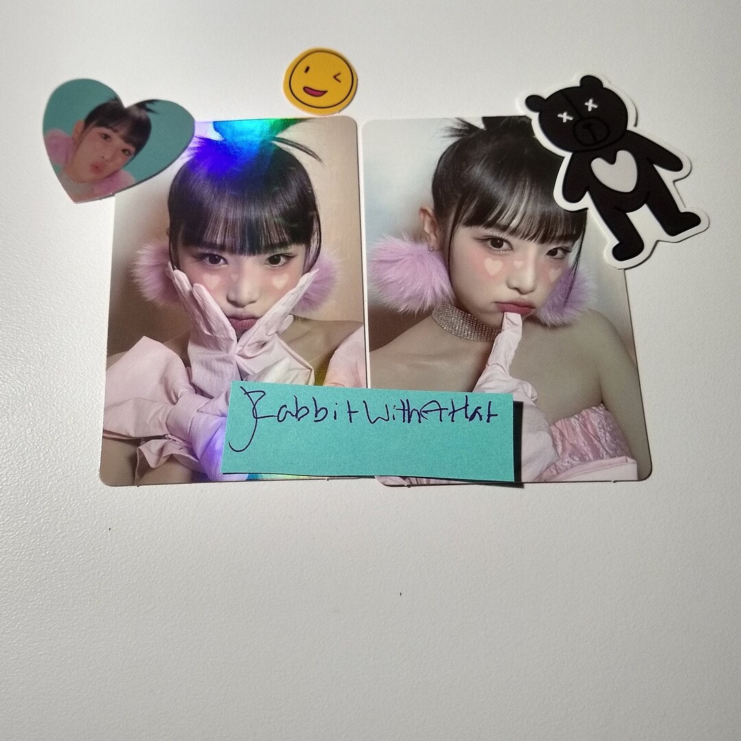 Smiley official Yena Holographic Card & Normal Photocard - Etsy