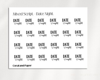 All the Things THIS WEEK Mixed Script G265 - Etsy