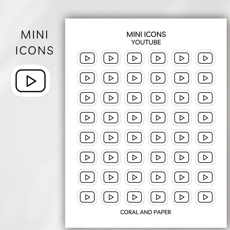 Youtube Stickers - Etsy UK