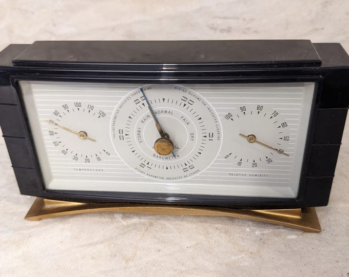 Vintage Airguide Desk Top Weather Station - Etsy