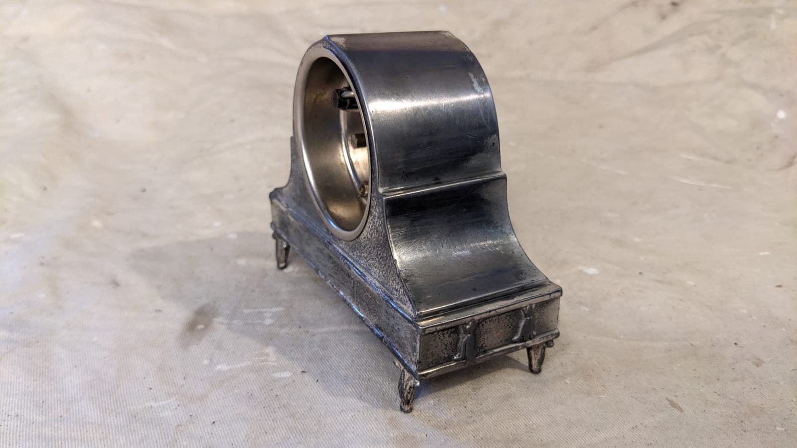 Vintage Pewter Napoleon Hat Clock, Circa 1930s. - Etsy