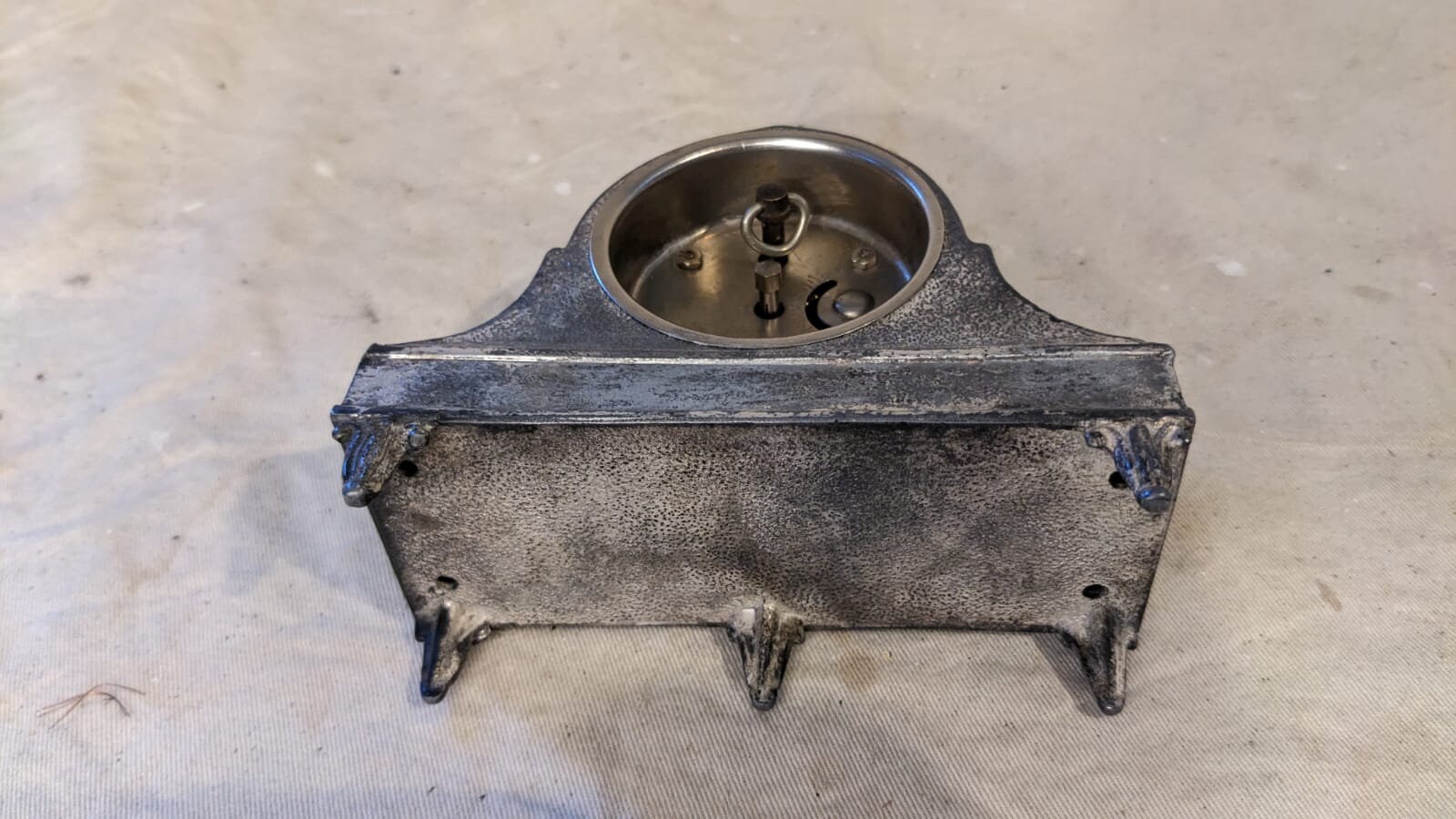 Vintage Pewter Napoleon Hat Clock, Circa 1930s. - Etsy