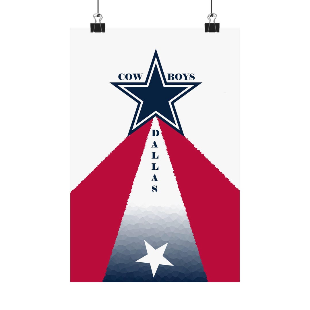 Dallas Cowboys Texas Matte Vertical Posters - Etsy