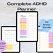 ADHD Planner Adult, Adhd Planner Print, Adhd Plan, Adhd Daily Planner ...