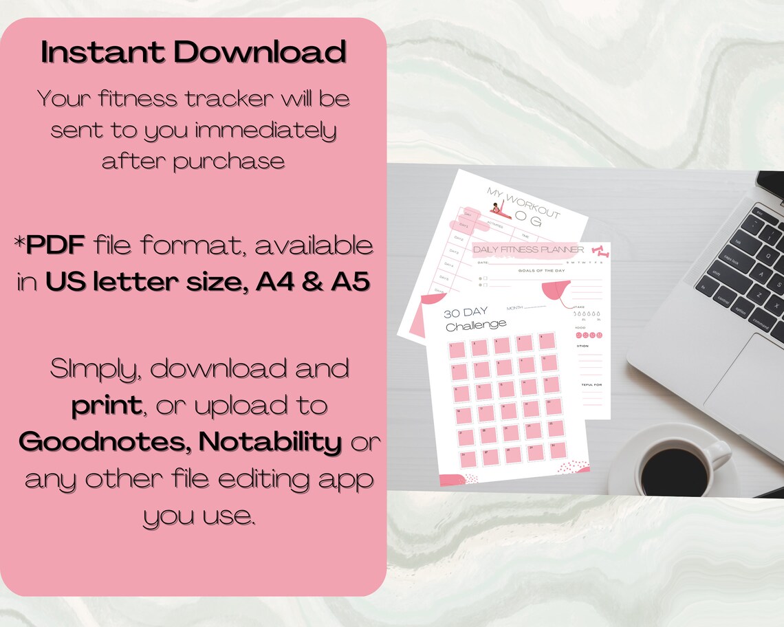 Fitness Planner, Weight Loss Tracker, Calorie Tracker, Fitness Plan ...