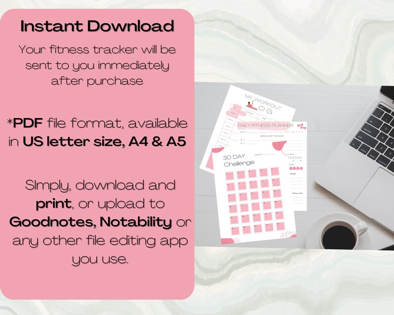 Fitness Planner, Weight Loss Tracker, Calorie Tracker, Fitness Plan ...