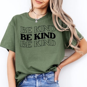 Be Kind Wavy PNG Design - Etsy