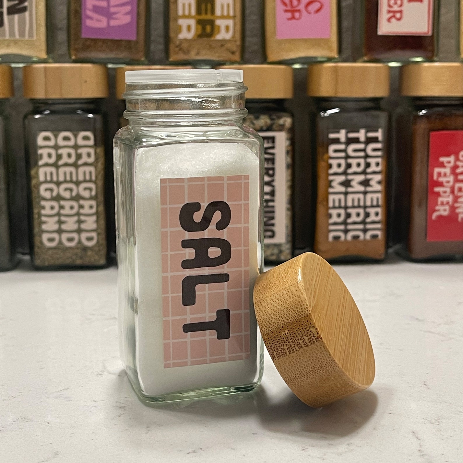 Colorful Spice Labels | PDF & JPG Files, Trendy Spice Labels, Digital ...