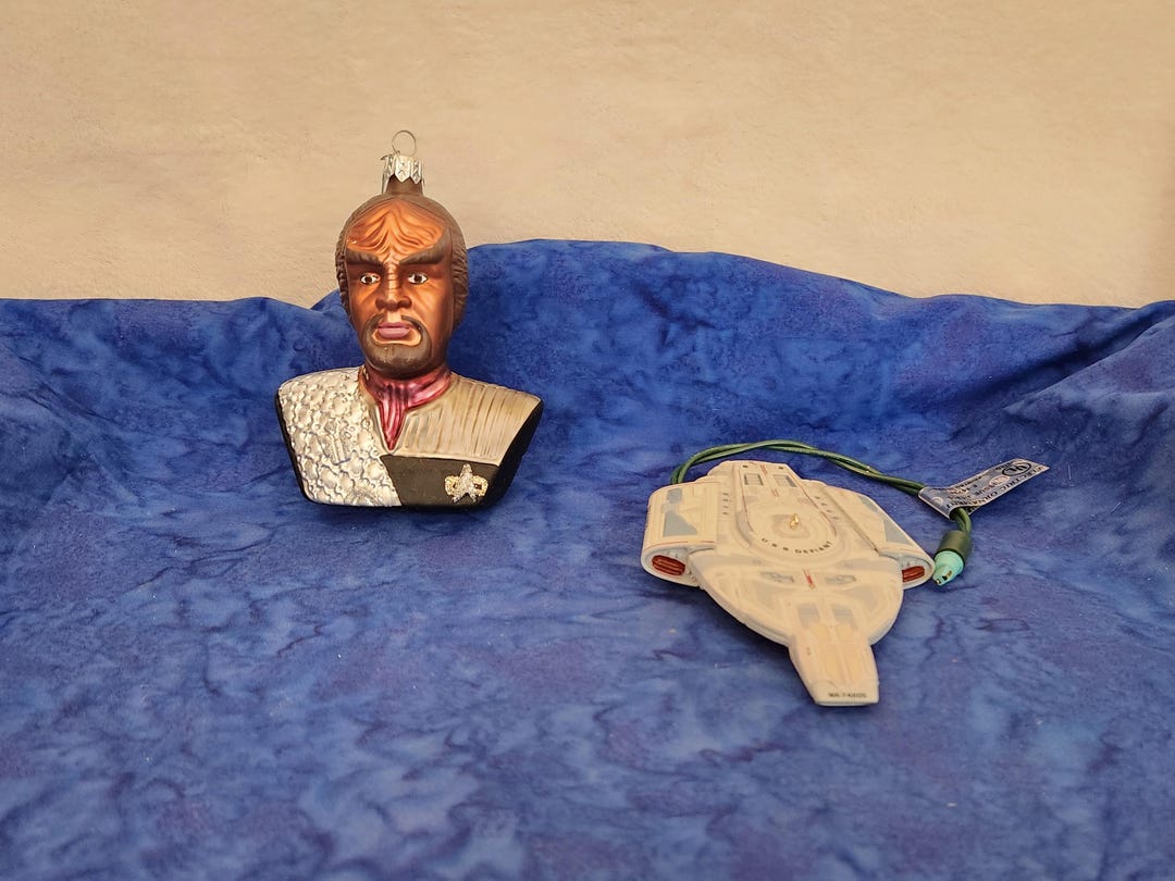 Deep Space Nine Star Trek Keepsake Ornament Lieutenant Commander Worf ...