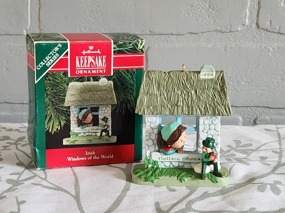 Hallmark Keepsake Irish Windows of the World Holiday Home Décor, Irish ...