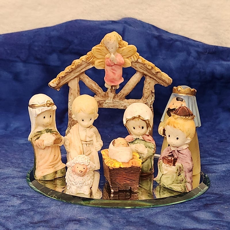 Cute Nativity Set - Etsy