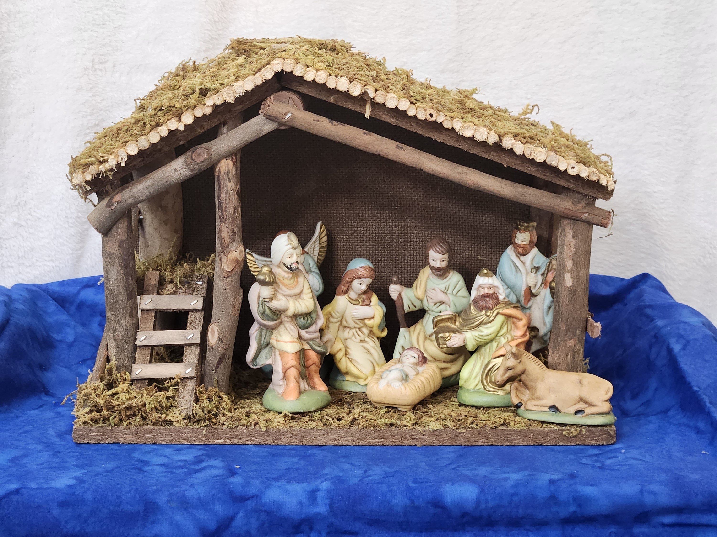 Elder Beerman Nativity Scene Hand Painted Porcelain Figures From the ...