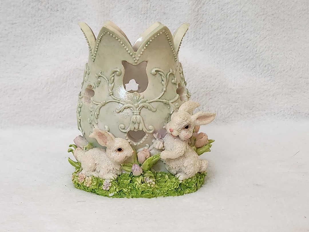 Vintage Ceramic Easter Candle Holder - Etsy