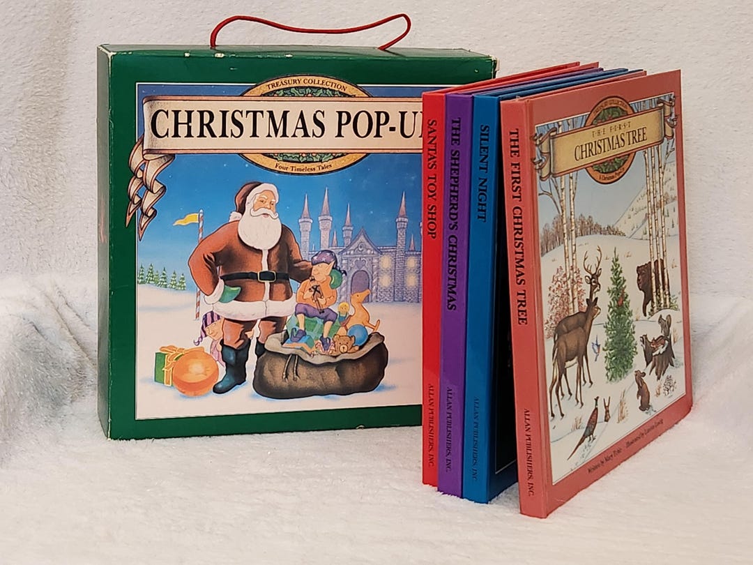 Christmas Pop-ups Books Set of 4 Including Santa's Toy Shop Shepherd's ...