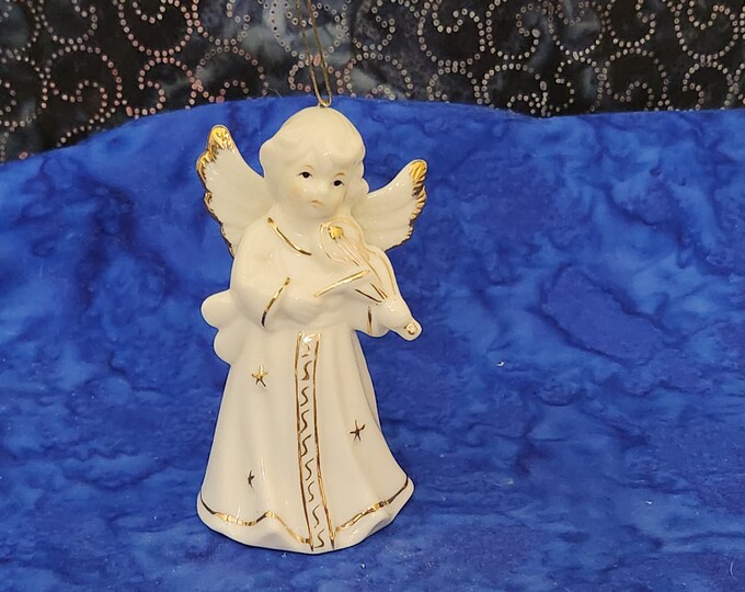 Jade Collection Angels Bell Ornament Set of 3 Holiday Christmas Home ...