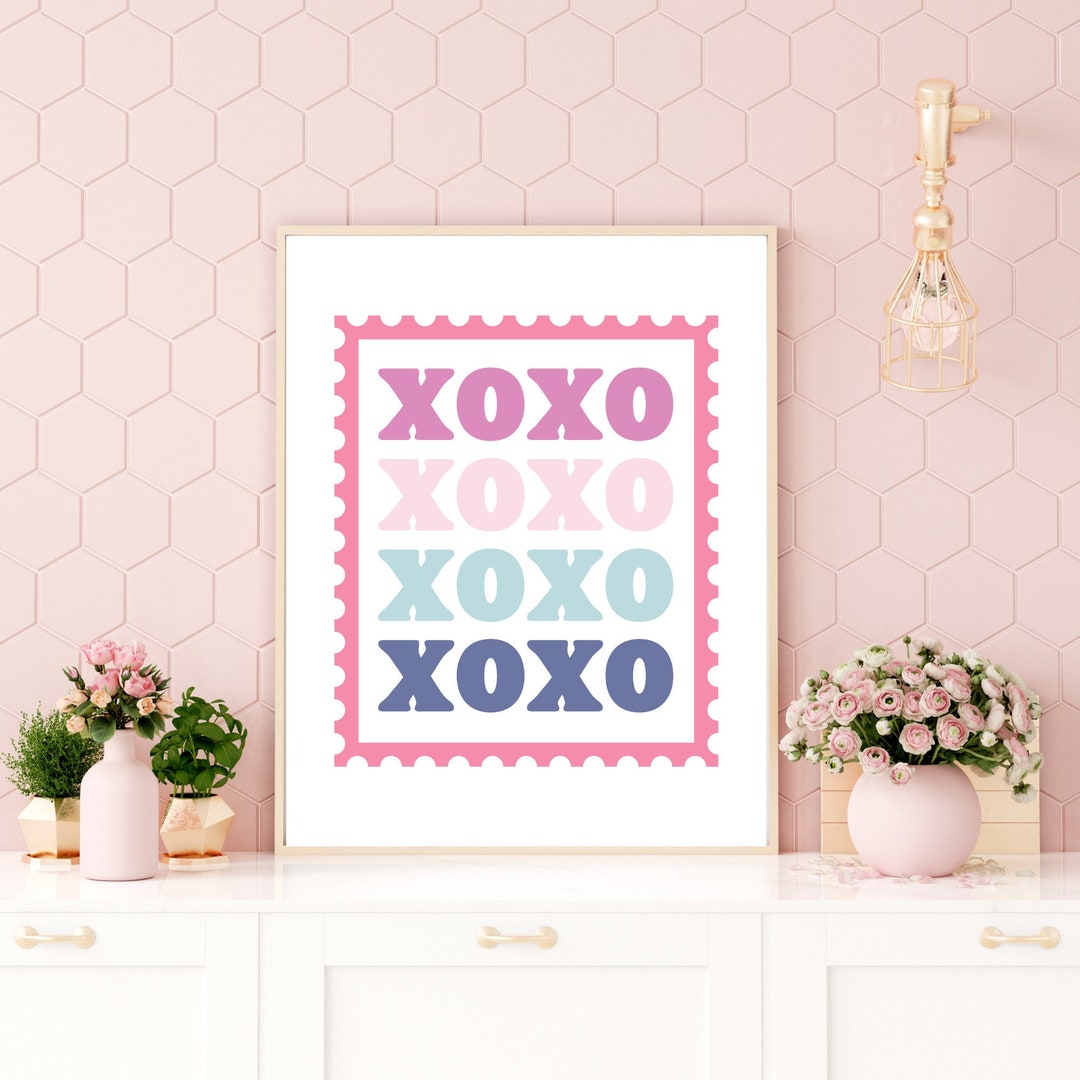 XOXO Printable Love Quote, Love Print, Xoxo Love Sign, Valentines Day ...