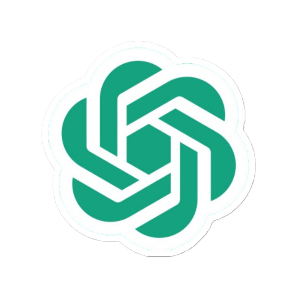 Open AI Chat GPT Chatgpt Sticker Artificial Intelligence - Etsy