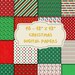 Christmas Digital Papers,christmas Scrapbook Papers,santa Paper ...