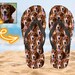 Custom Crazy Face Flip Flops Gift, Photo Flip Flops Gift, Faces on Flip ...
