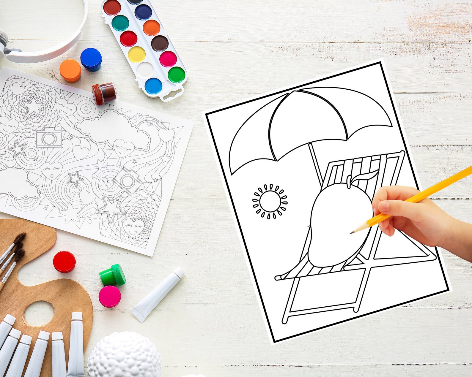 Printable Coloring Pages for Kids, Toddlers, Preschoolers, Kindergarten ...