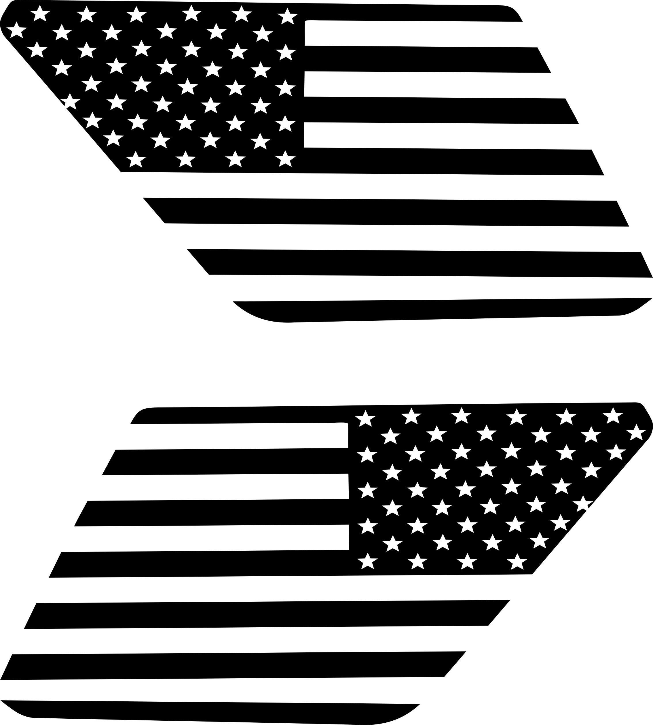 Precut American Flag Window Decals Fit for Toyota 4runner 2025 Rear 3rd ...
