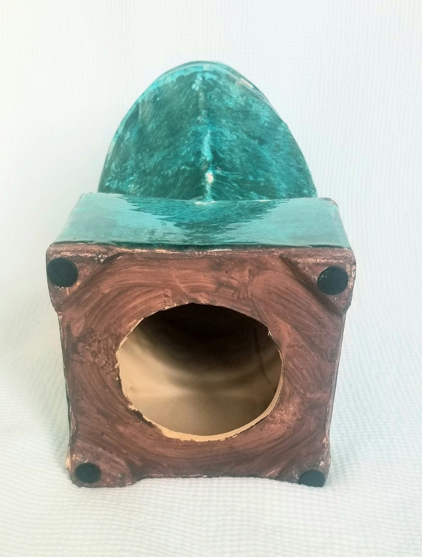 Aqua Blue Terracotta Rustic Horse Bust Home Decor Large 16 Tall ...