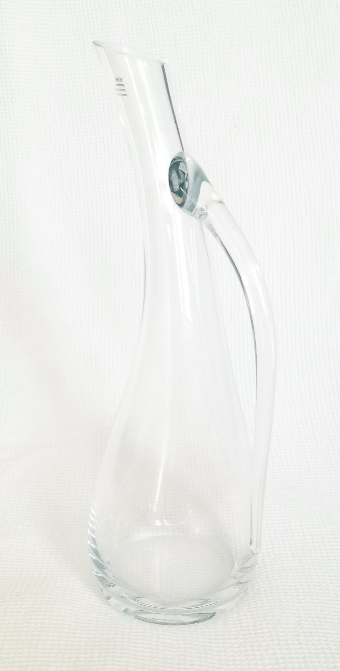 Krosno Modern Delicate Curve Handle Crystal Decanter Port Wine ...