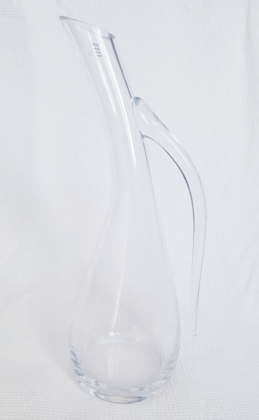 Krosno Modern Delicate Curve Handle Crystal Decanter Port Wine ...