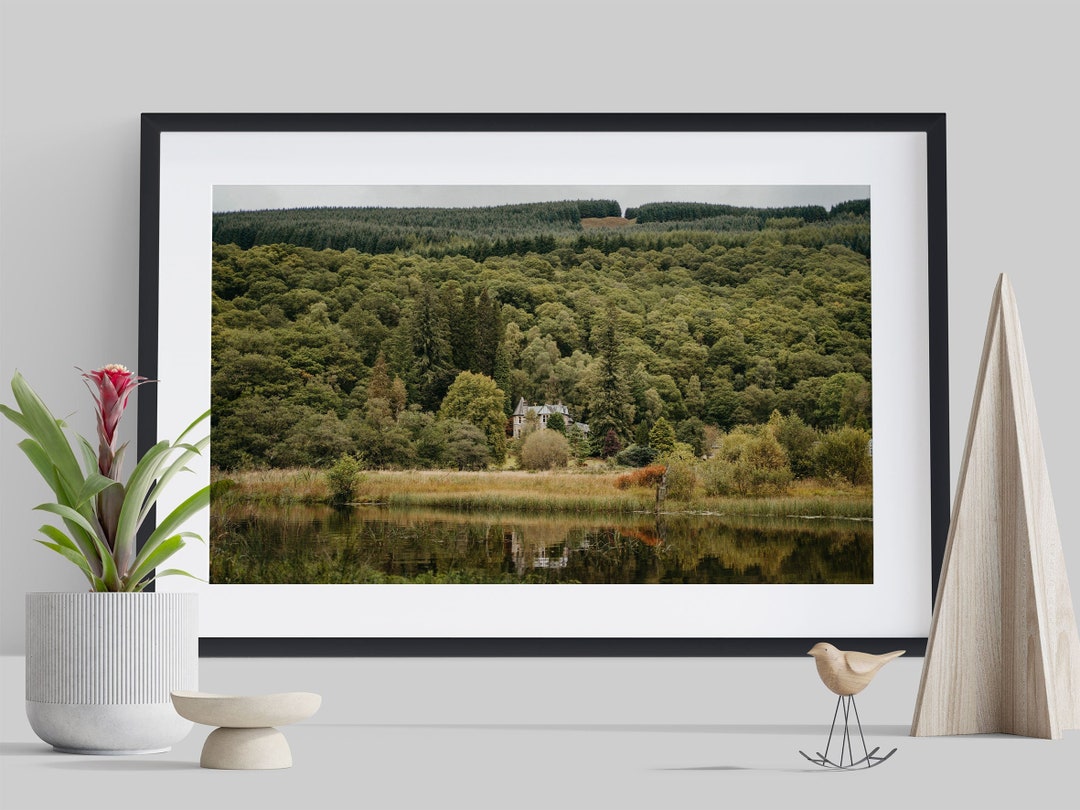 Loch Ard Photo Print, Scotland Photography, Trossachs, Lake House ...