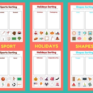 30 Educational Sorting Worksheets for Kids - Fun Learning Games for ...