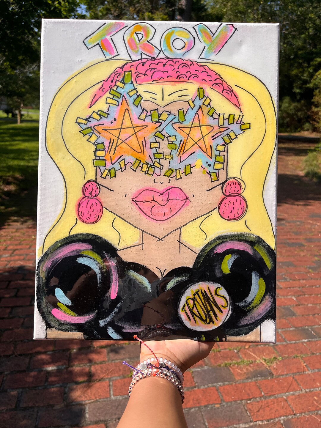 Glasses Girl Dorm Art - Etsy