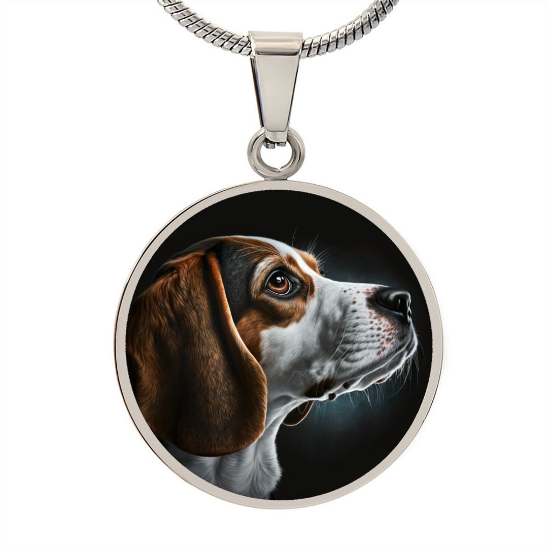 Beagle Pendant Necklace Beagle Jewelry Personalized Beagle Pendant ...