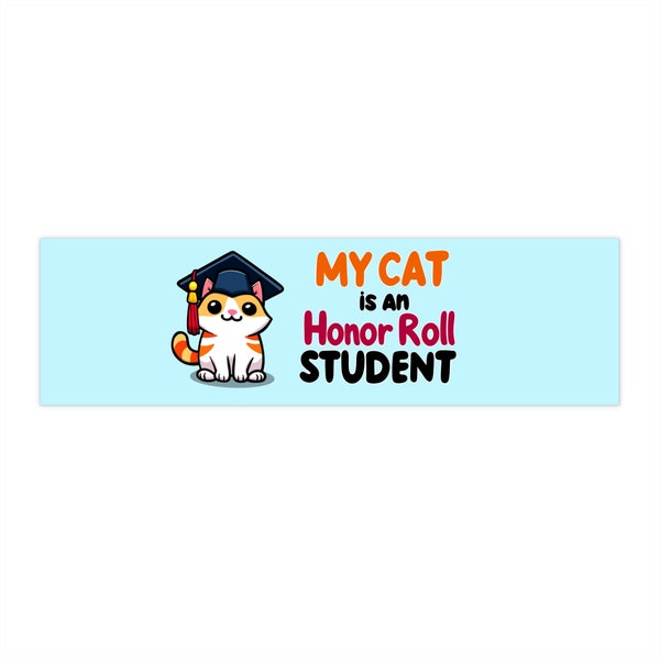 Honor Student Bumper Sticker - Etsy