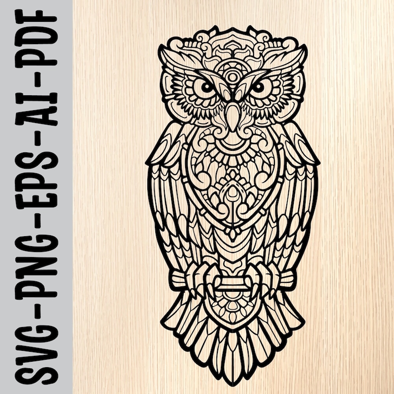 Búho svg búho Clipart Cut Silhouette archivos para Cricut para los ...