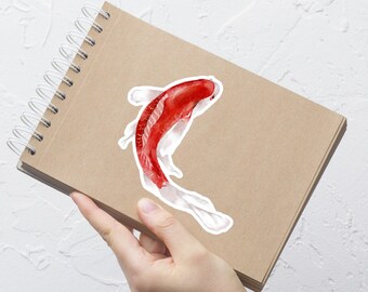 Japanese Koi Fish Anime Style Sticker Durable, Bubble-free Vinyl Decal ...