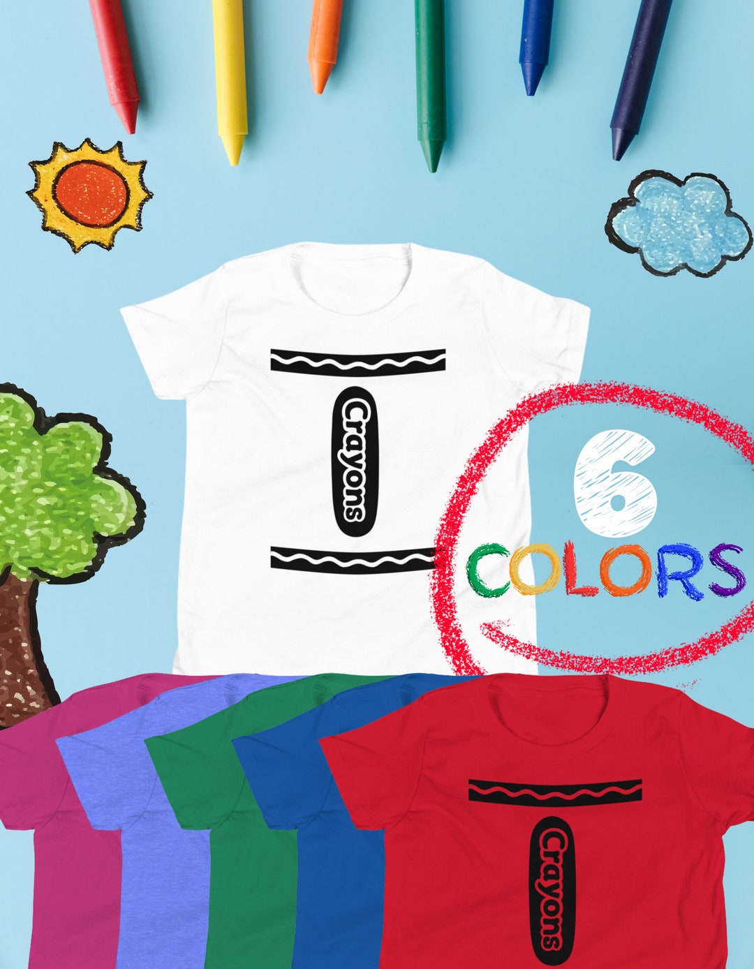 Kids Easy Crayon Costume - Etsy