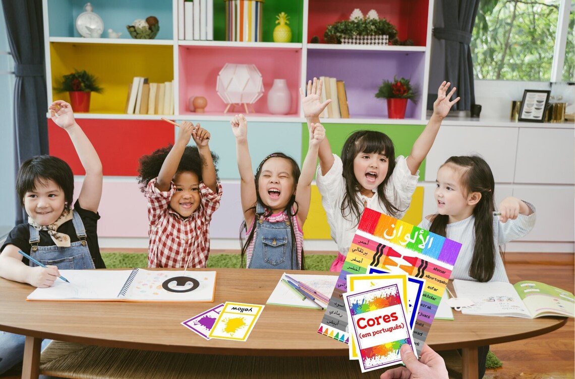 Portuguese Flashcards: A Fun and Easy Way to Learn the Colors in ...