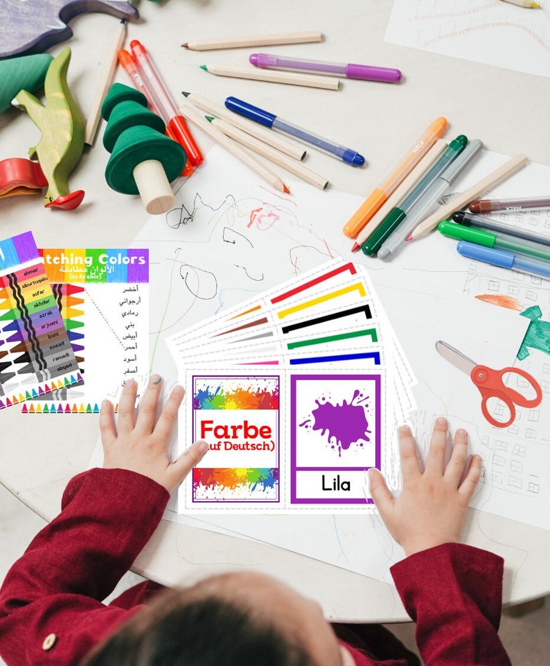 German Flashcards: A Fun and Easy Way to Learn the Colors in German ...