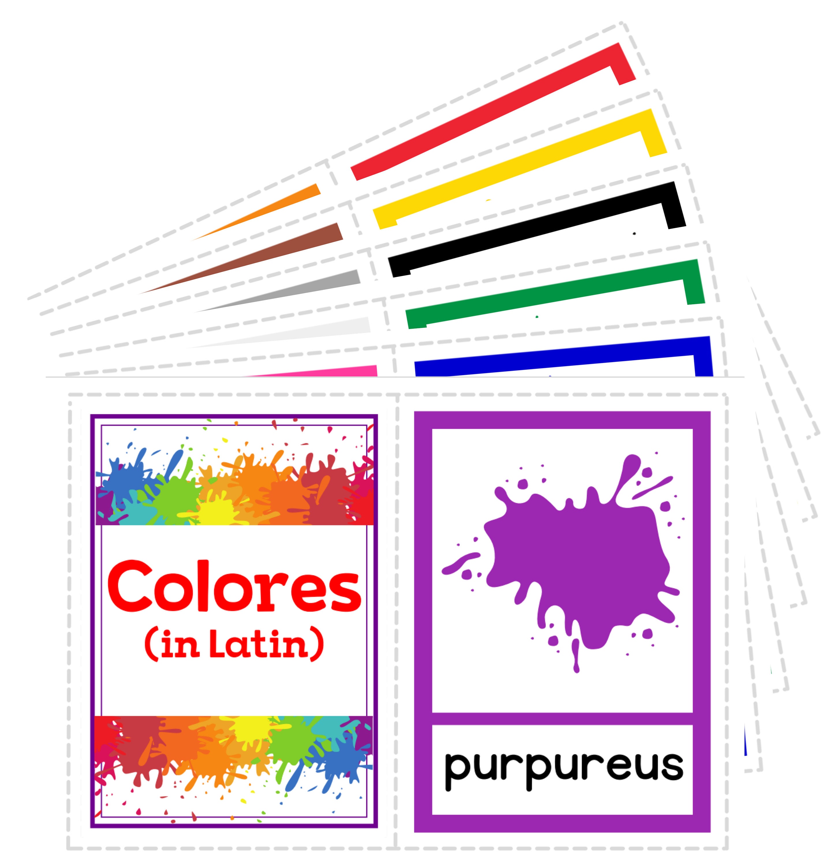 Latin Flashcards: A Fun and Easy Way to Learn the Colors in Latin ...