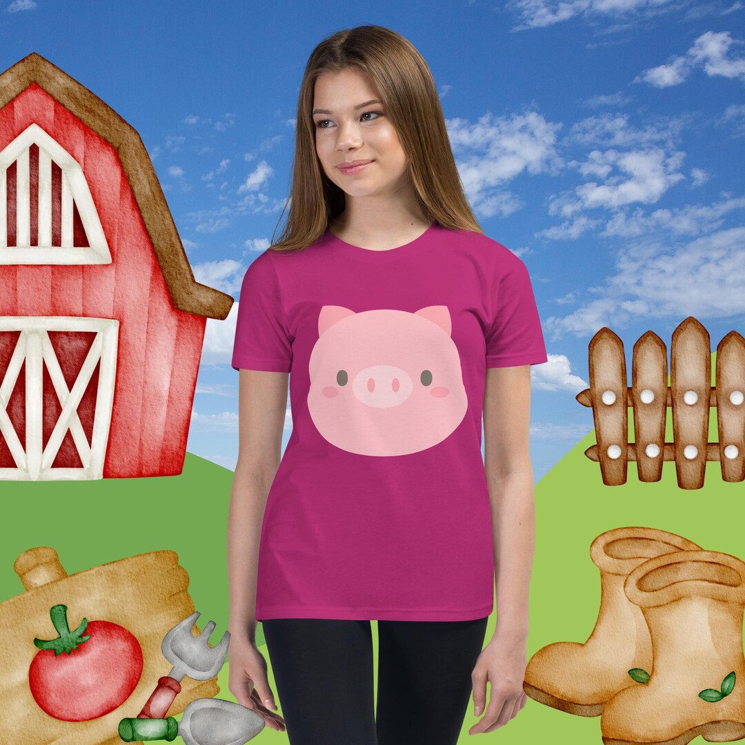 Cute Piggy Easy Costume T-shirt (piggy T-shirt Only - Mix and Match ...