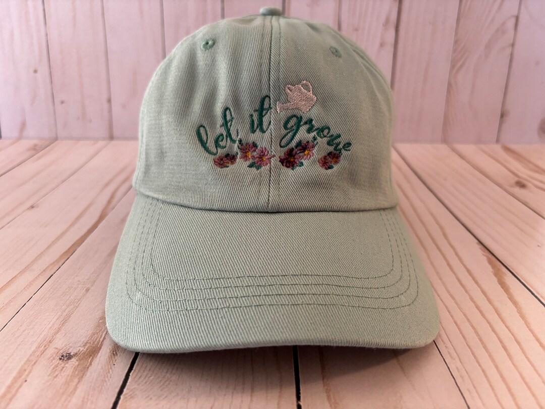 Garden Hat Baseball Hat, Let It Grow, Garden Hat, Funny Saying, Women's ...