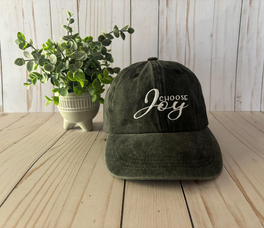 Baseball Hat, Choose Joy, Women's Motivational Hat, Inspire Saying ...