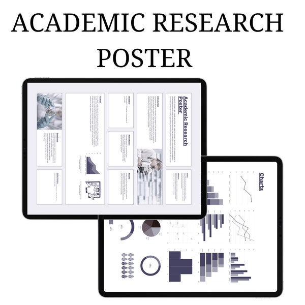 Scientific Research Poster Template - Etsy